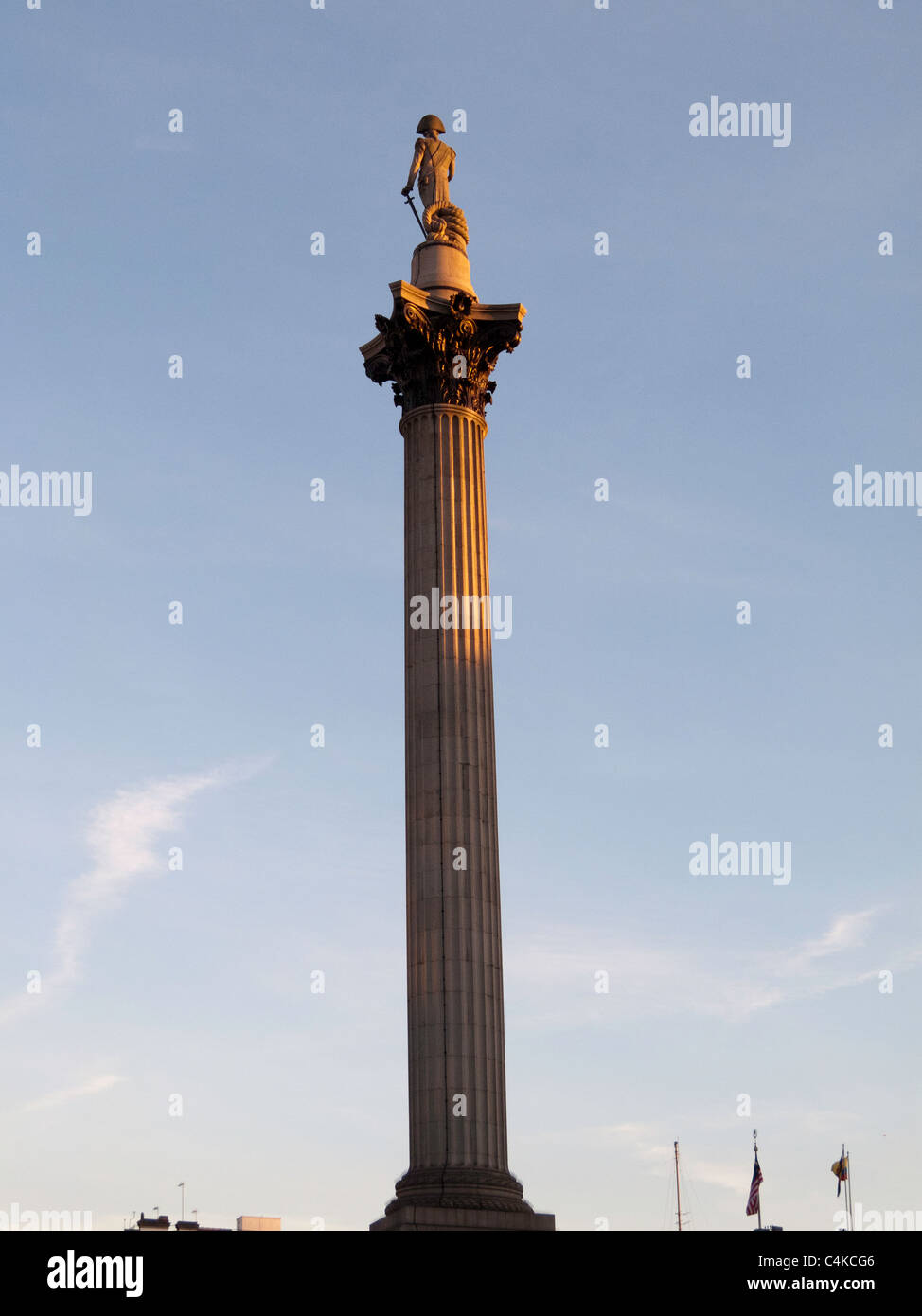 The Nelson Column ,Trafalgar Square,London,England Stock Photo - Alamy