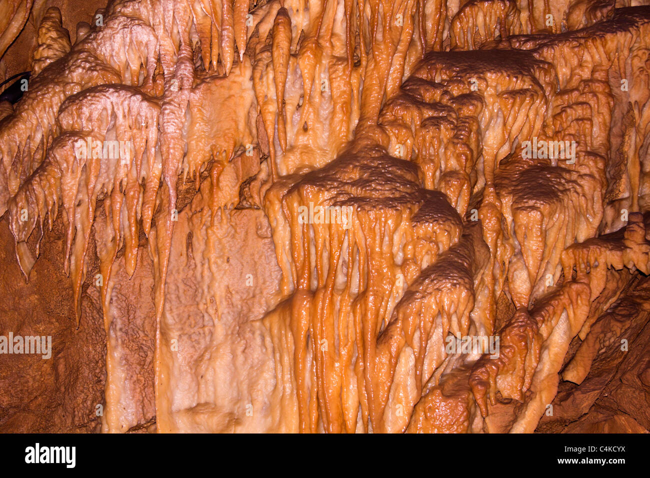 Rock formations in Mammoth Caves Stock Photo - Alamy