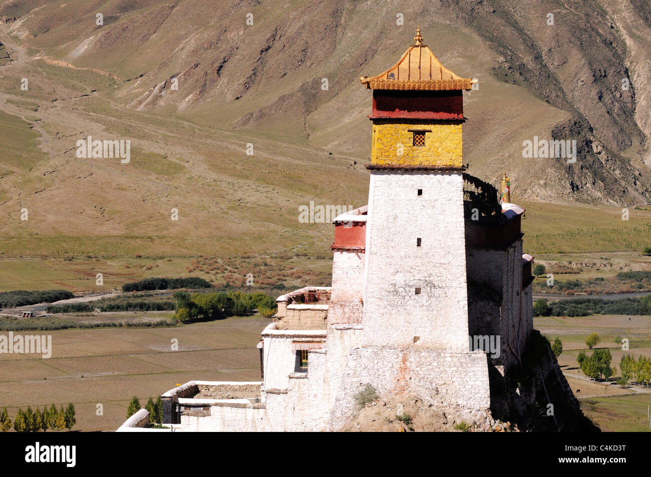 Landmark of an ancient palace in Tibet Stock Photo - Alamy