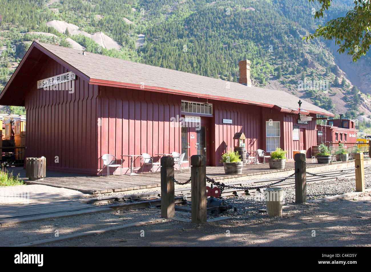 Georgetown, Colorado - The Georgetown Loop Railroad train station in ...