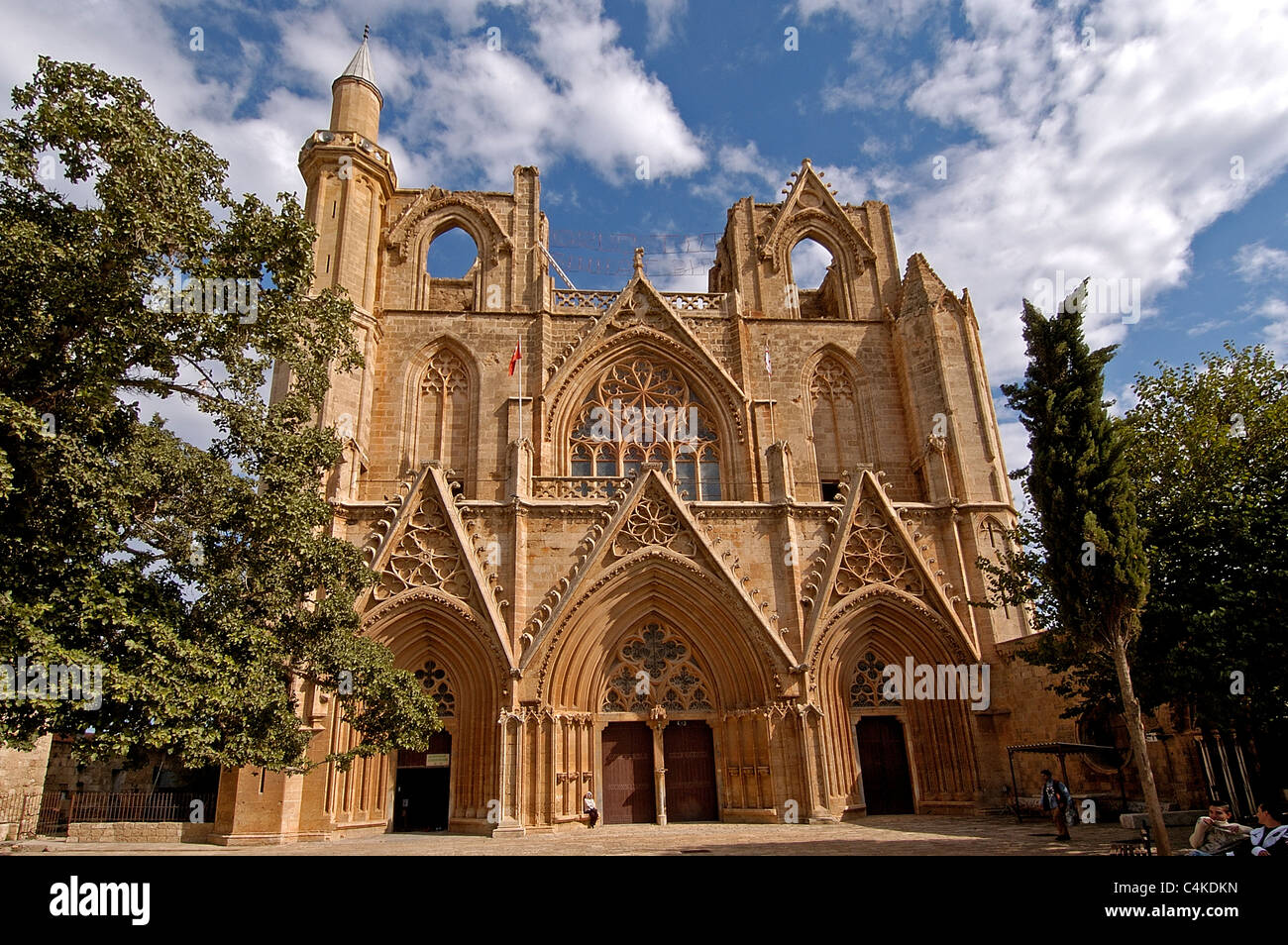 Lalapasha Mosque former St. Nicolas Church Magosa Northern Cyprus Stock ...