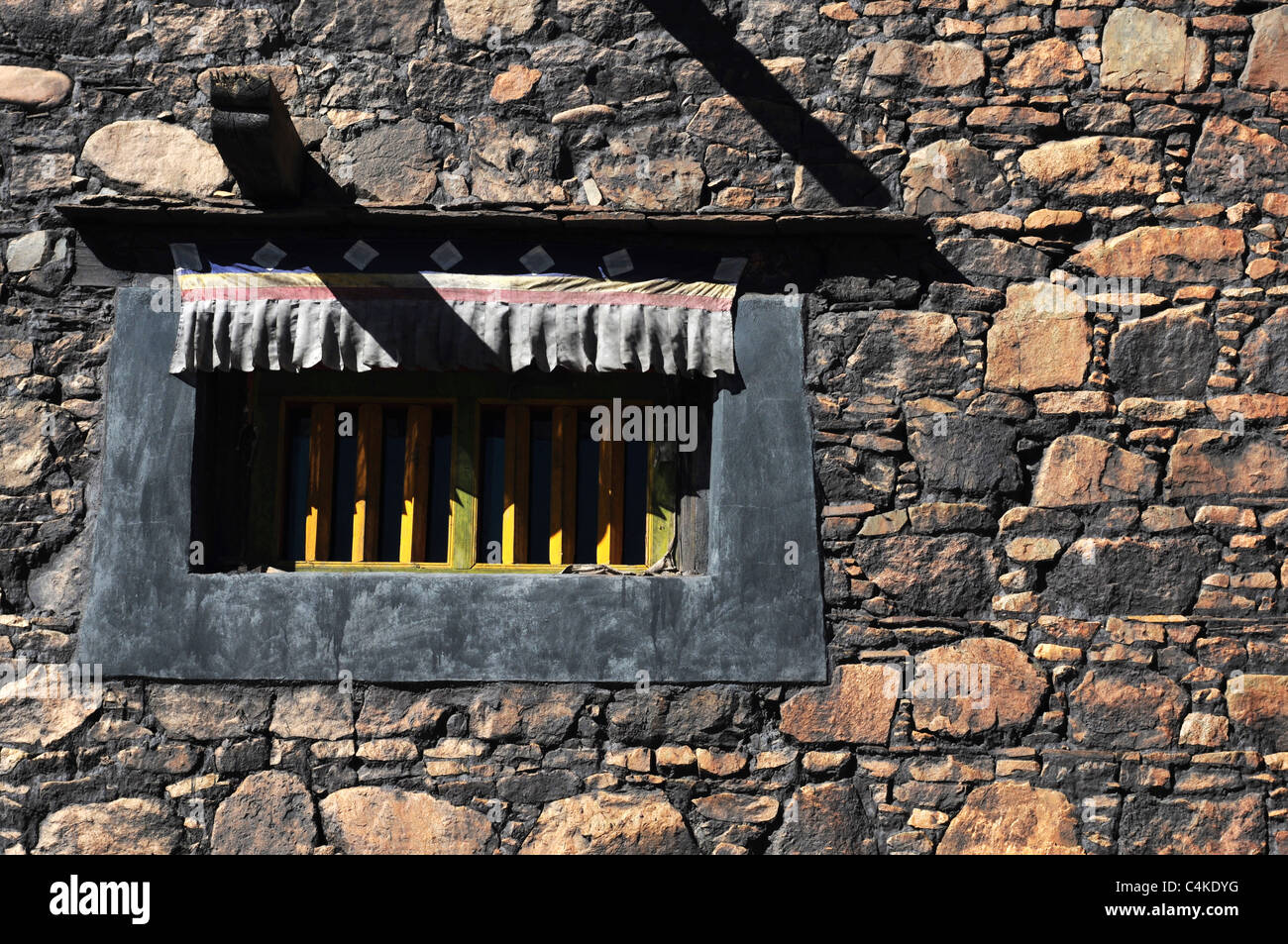 A window of typical Tibetan style in Lhasa,Tibet.Details Stock Photo ...