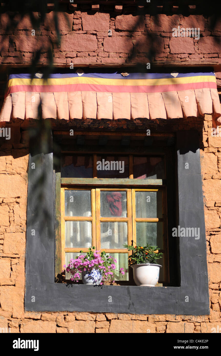A window of typical Tibetan style in Lhasa,Tibet.Details Stock Photo ...