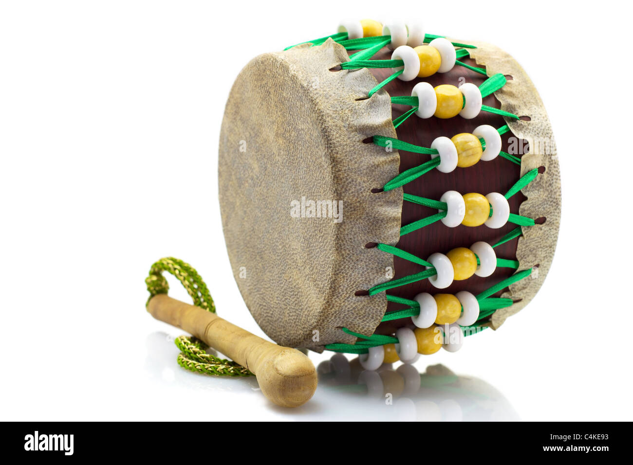 turkish drum isolated over white background Stock Photo - Alamy
