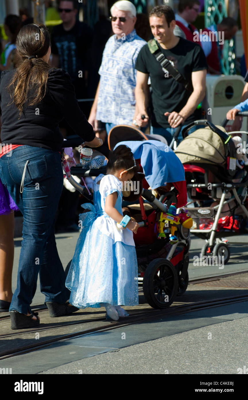 Woman with stroller Stock Photo - Alamy