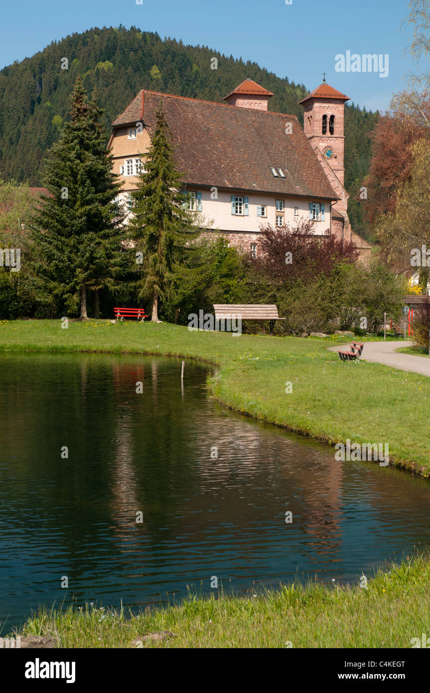 Klosterreichenbach, Münsterkirche, Baiersbronn, Black Forest, Baden ...