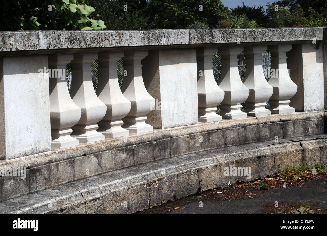 attractive architectural pieces,balustrade stones Stock Photo - Alamy
