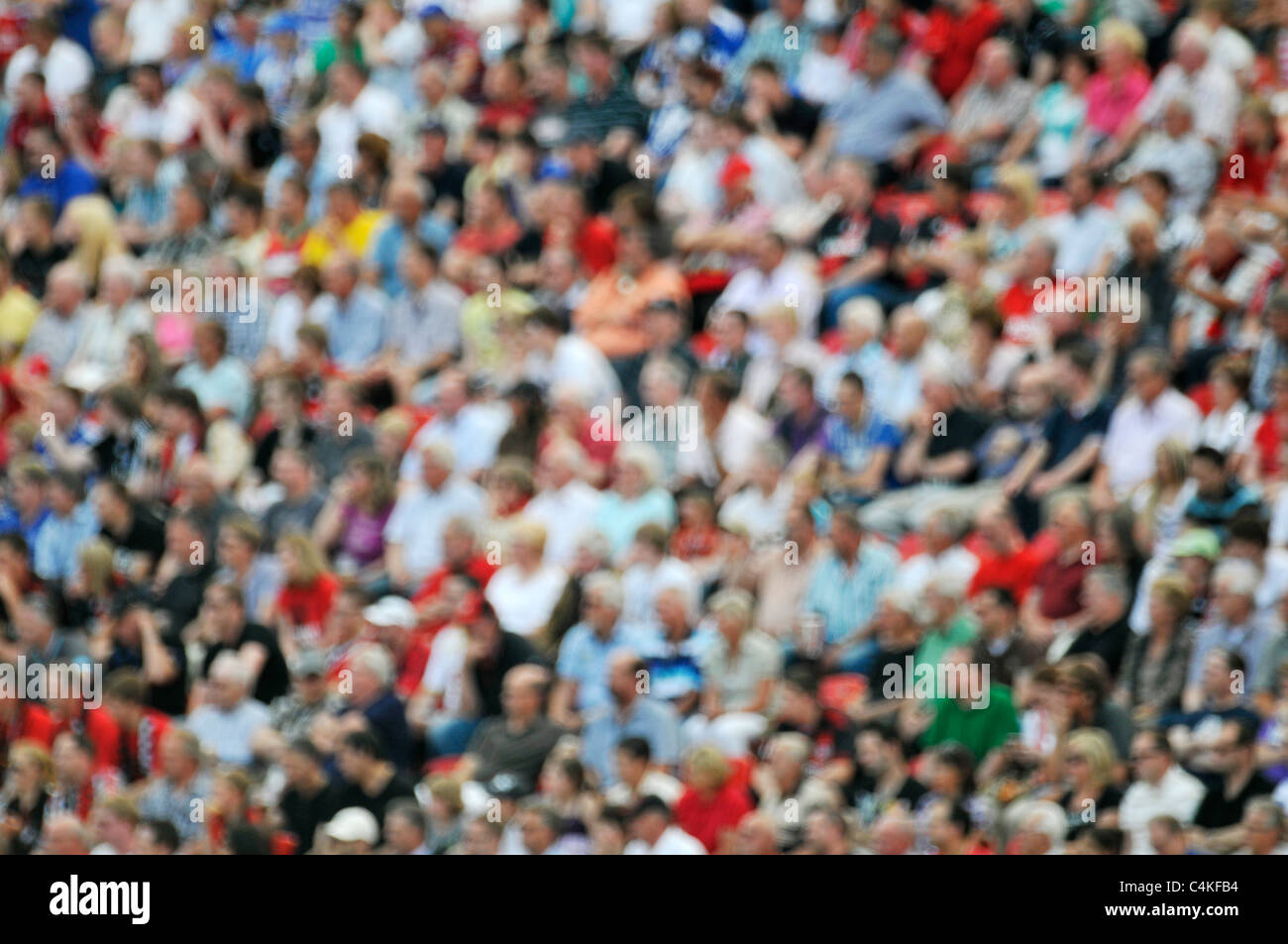 out of focus crowd in the stands of a sporting event Stock Photo - Alamy