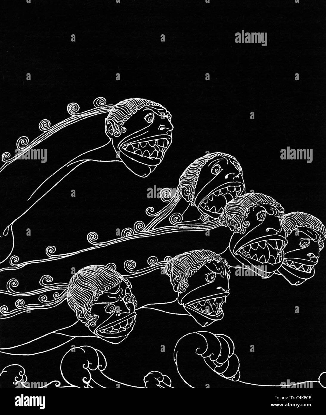 Scylla Greek Mythology Drawing