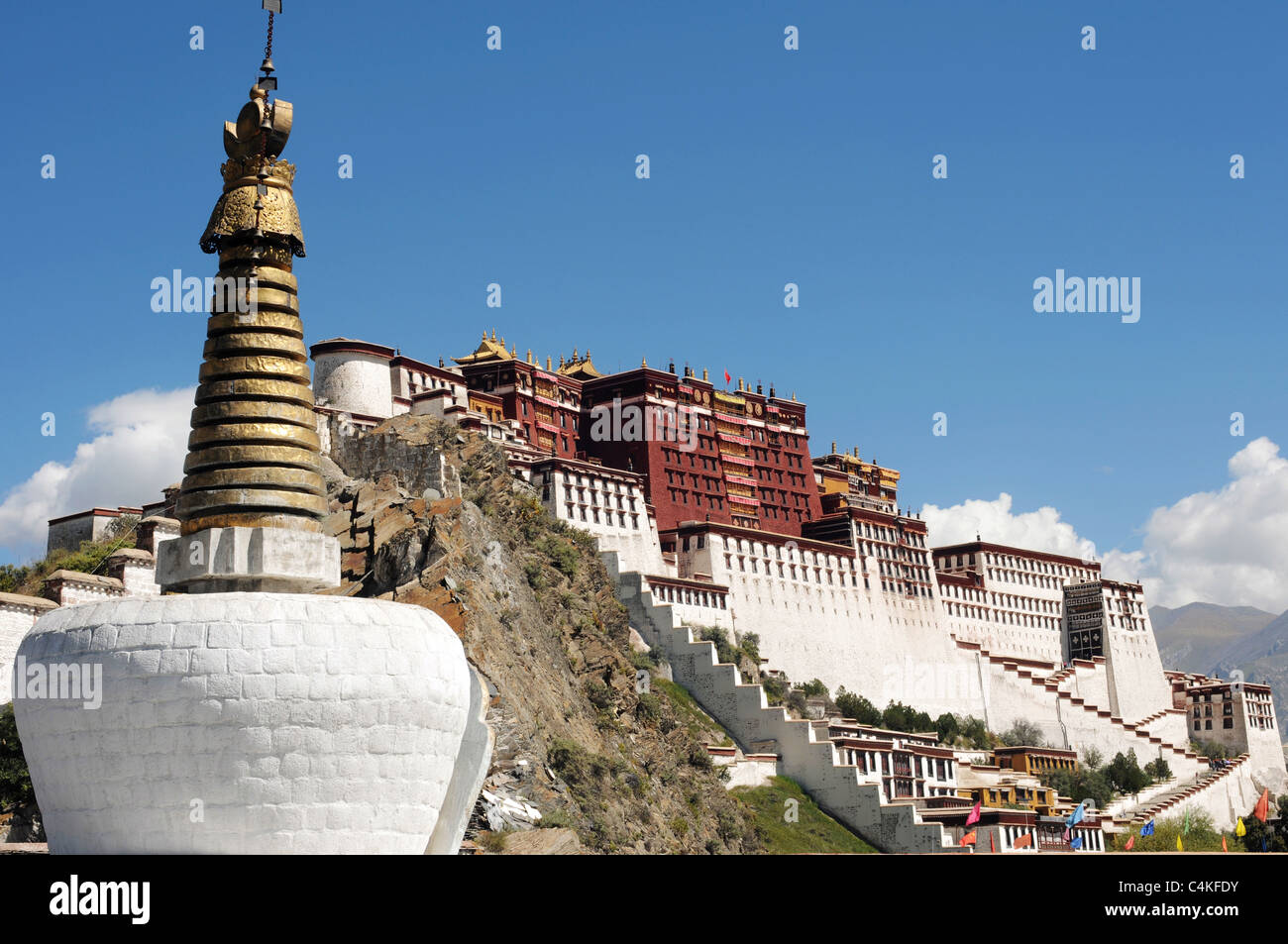 Lhasa potala palace sunrise hi-res stock photography and images - Alamy