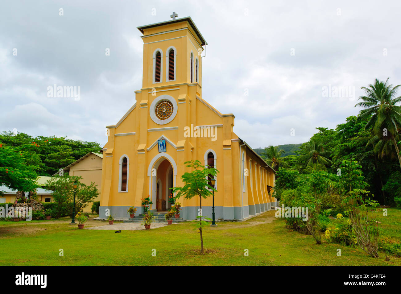 La digue church seychelles hi-res stock photography and images - Alamy