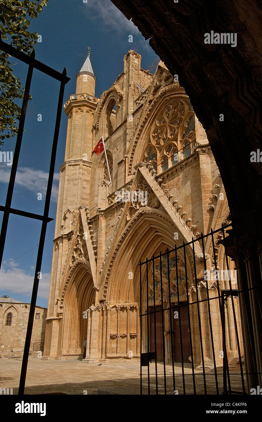 Lalapasha Mosque former St. Nicolas Church Magosa Northern Cyprus Stock ...
