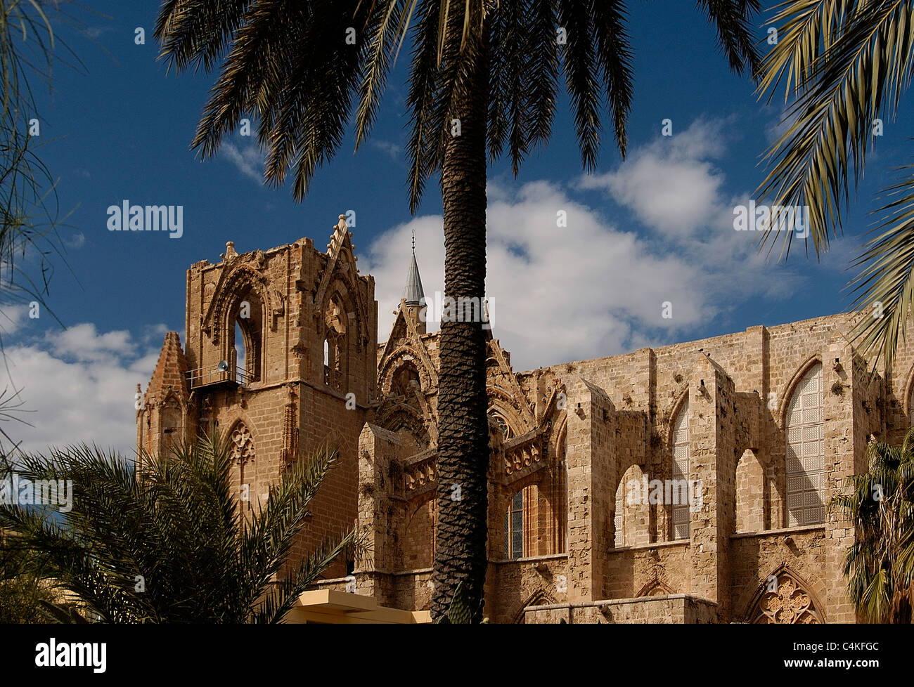 Lalapasha Mosque former St. Nicolas Church Magosa Northern Cyprus Stock ...