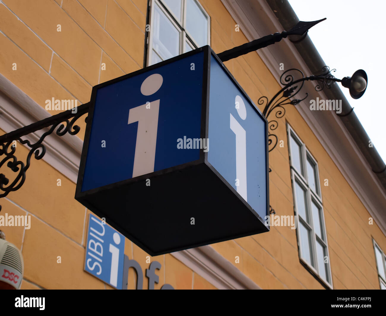 Info point, in Transylvania Stock Photo - Alamy