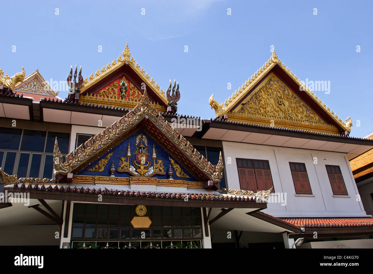 Ornate temple rooftops hi-res stock photography and images - Alamy