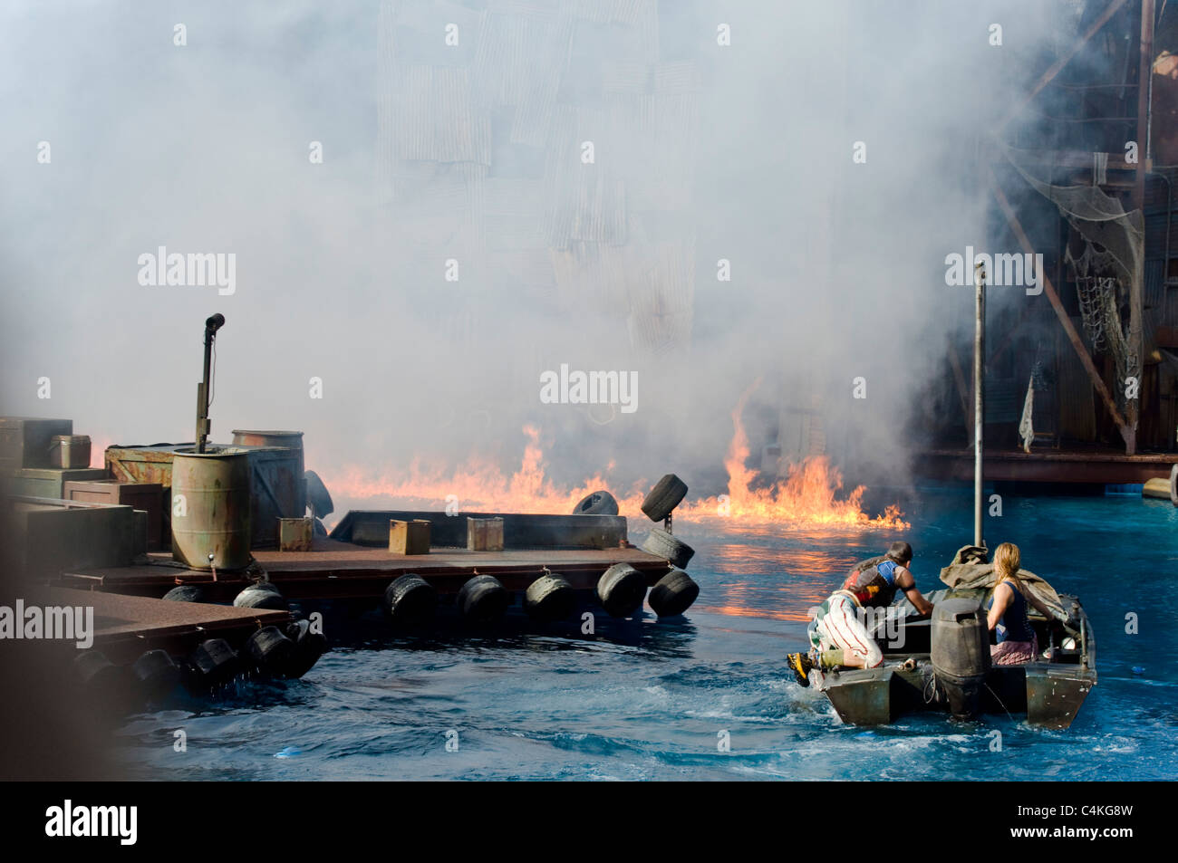 Fire water show hi-res stock photography and images - Alamy