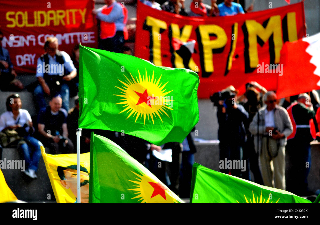 Photographs from 2011 1st May International Workers Day march, rally ...