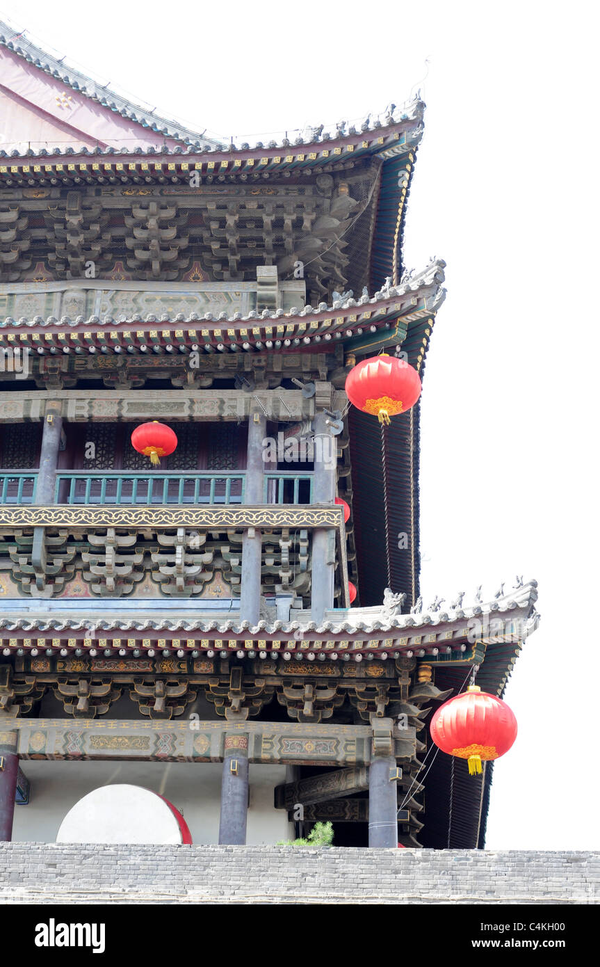 Part of a traditional Chinese building in detail Stock Photo - Alamy