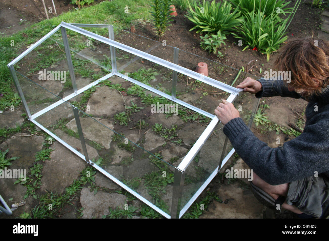 Coldframe gardener hi-res stock photography and images - Alamy