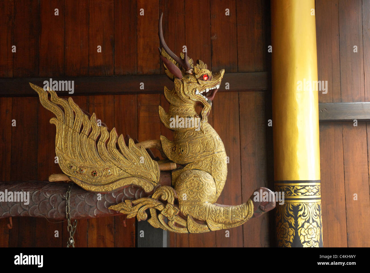 Golden Dragon, Ancient Siam, Bangkok, Thailand Stock Photo - Alamy