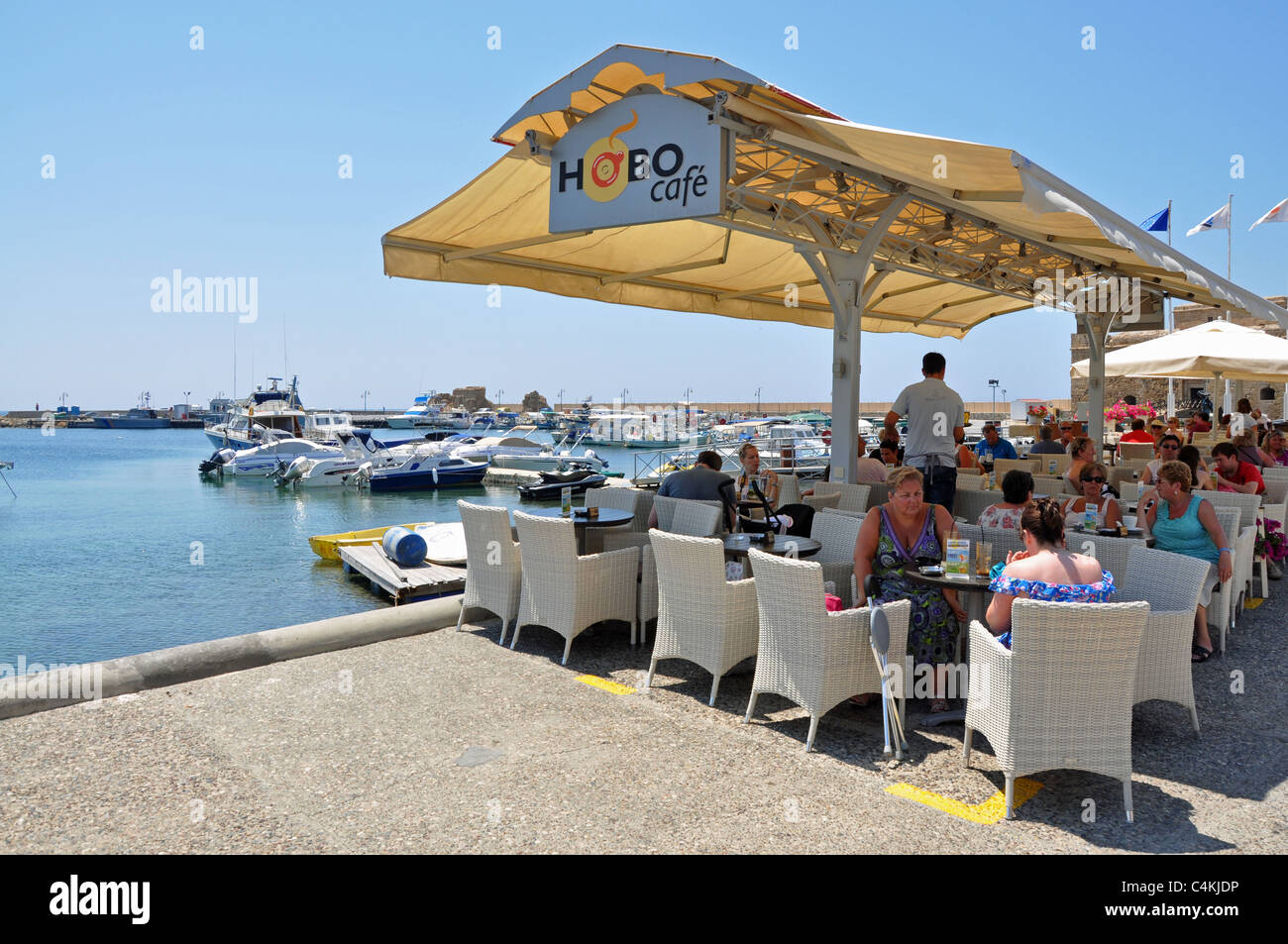 Paphos harbour, Cyprus, Europe Stock Photo - Alamy