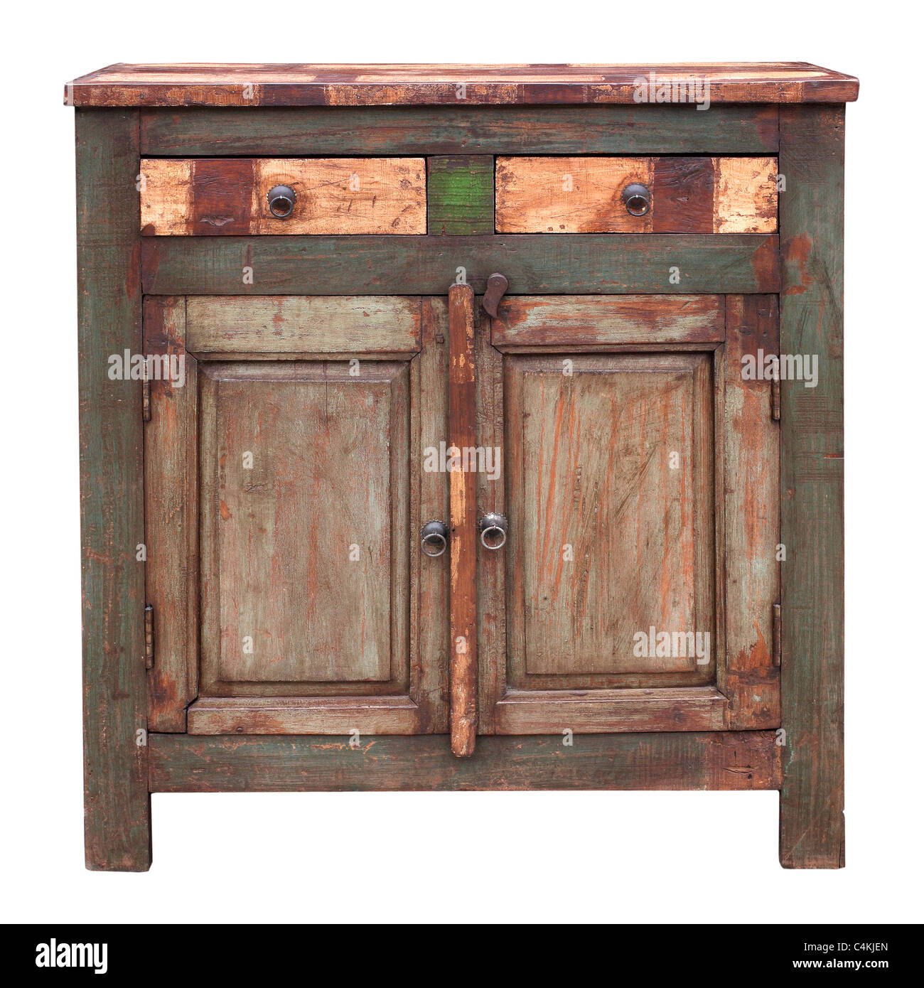 old over used dresser Stock Photo - Alamy