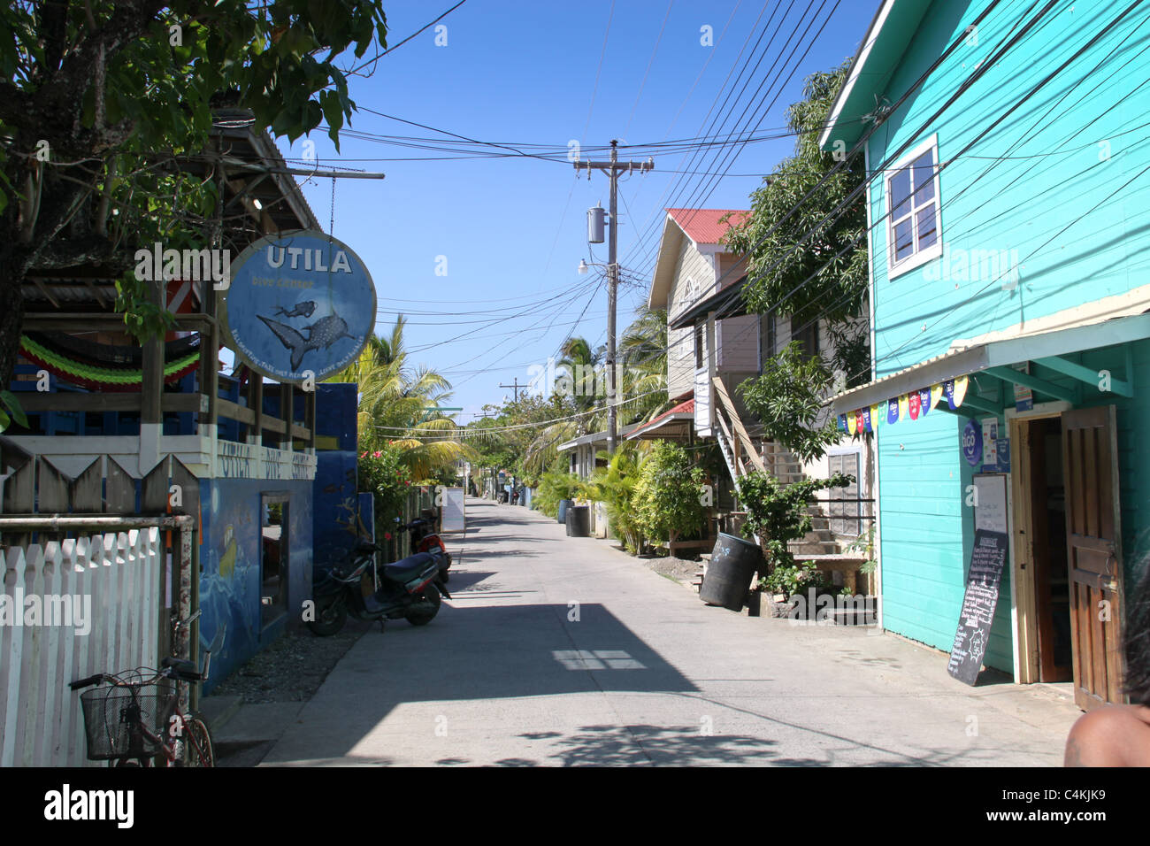Utila bay islands honduras hi-res stock photography and images - Alamy