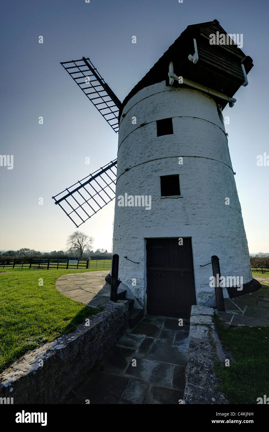 Ashton Windmill near Chapel Allerton, Somerset, UK Stock Photo - Alamy