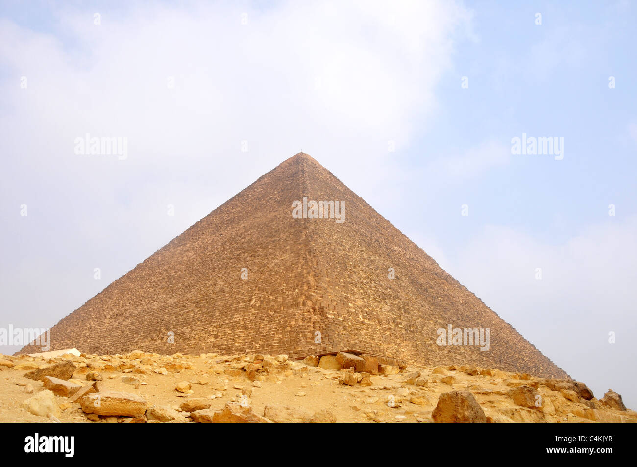 Landmark of the famous pyramid of Giza in Cairo,Egypt Stock Photo - Alamy
