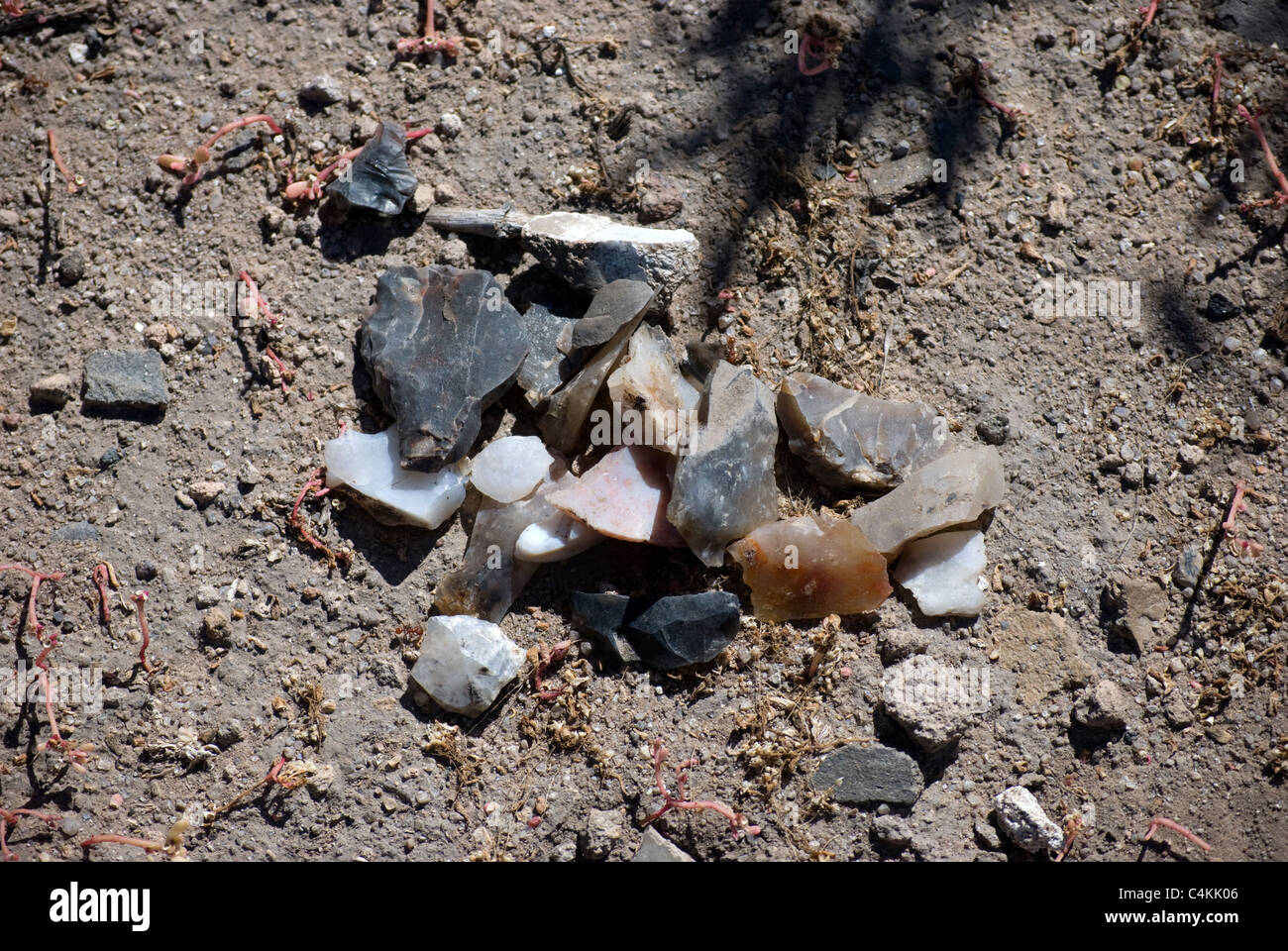Flint knapping hi-res stock photography and images - Alamy