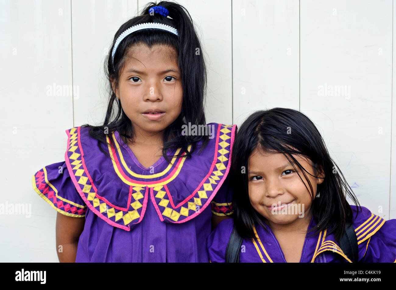 Indigenous Ngobe Bugle Community. Chiriqui. Panama Stock Photo - Alamy