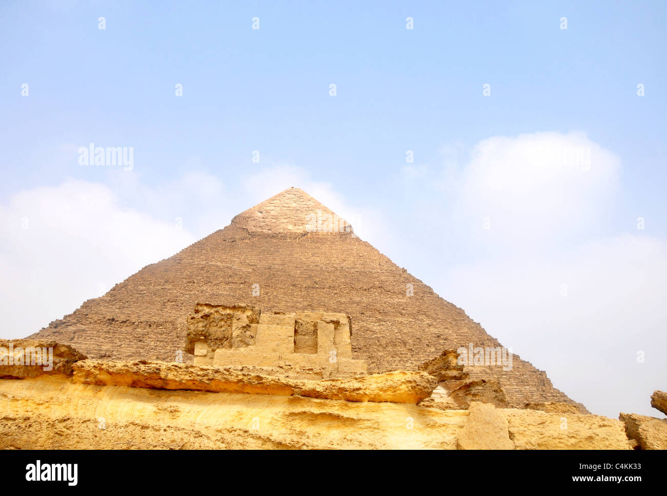 Landmark of the famous pyramid of Giza in Cairo,Egypt Stock Photo - Alamy