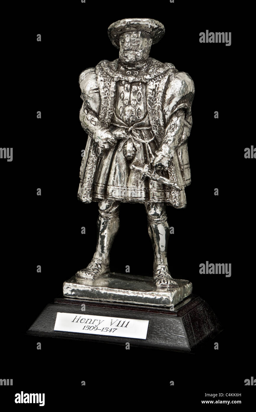 King Henry VIII (1509-1547) pewter sculpture by Royal Hampshire Art ...