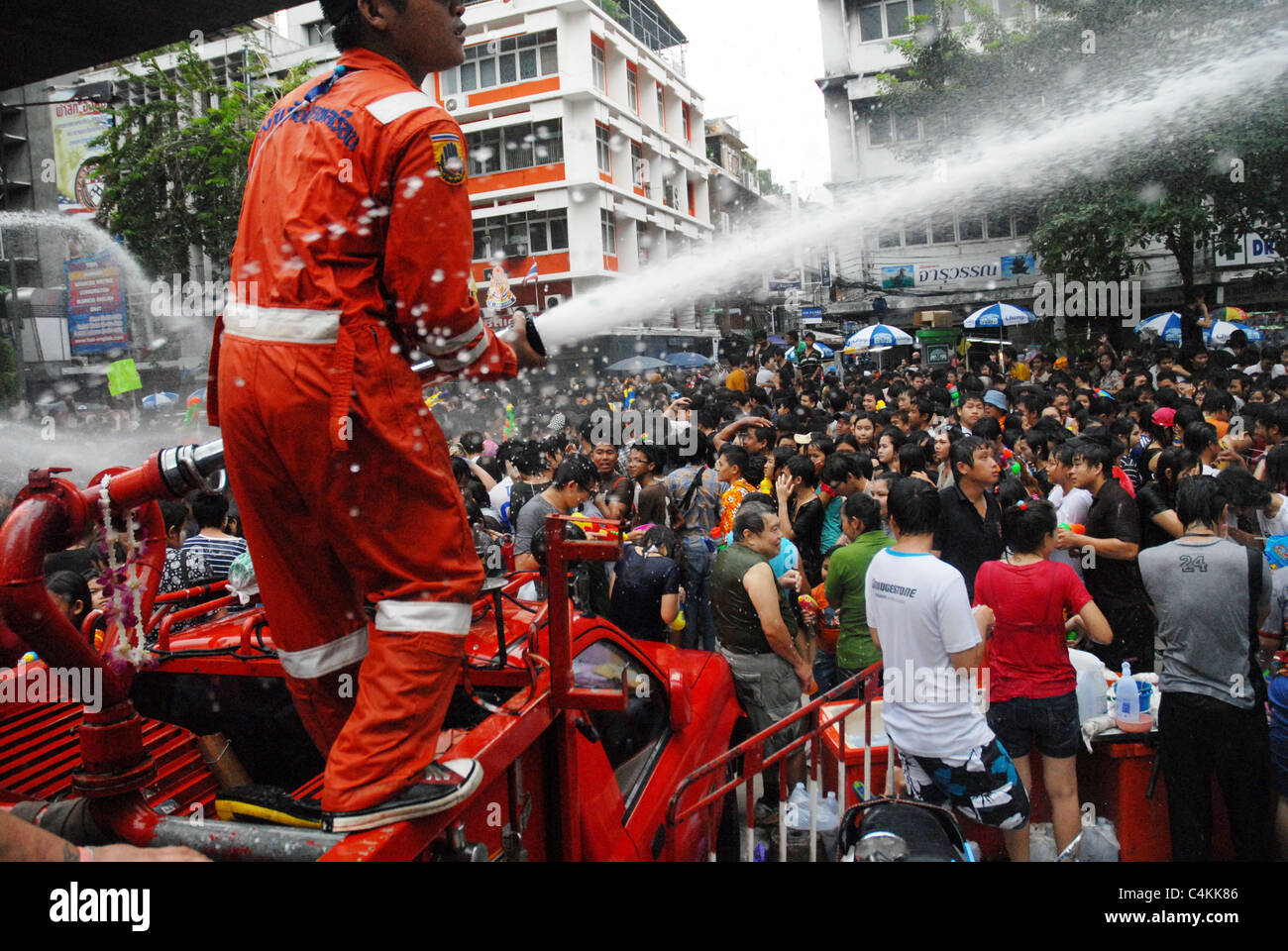 Thai fire engine hi-res stock photography and images - Alamy
