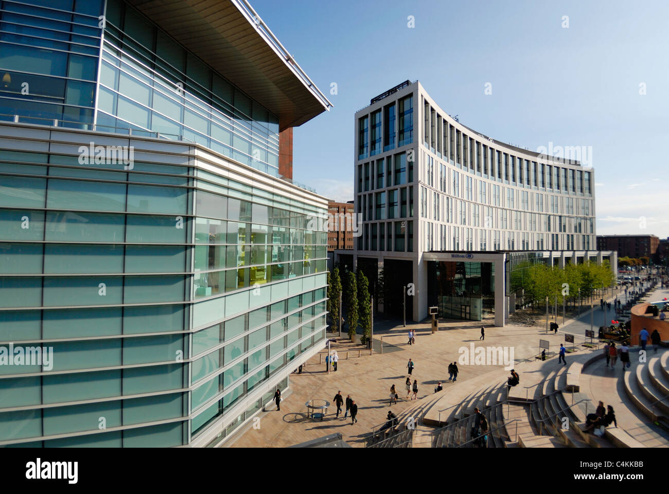 John Lewis store ( left ) with the Hilton Hotel ( right ) in the ...