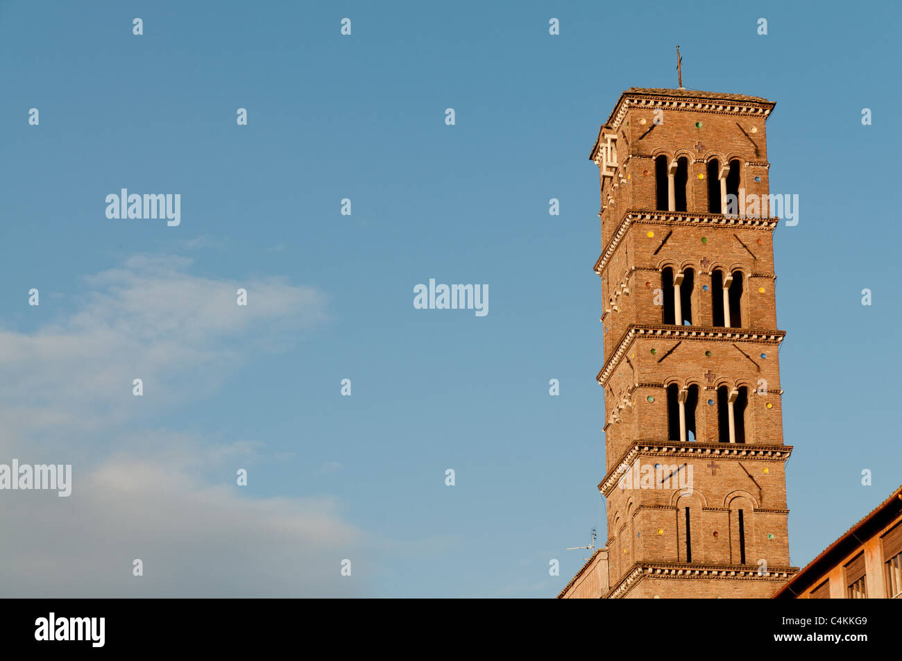Rome clock tower hi-res stock photography and images - Alamy