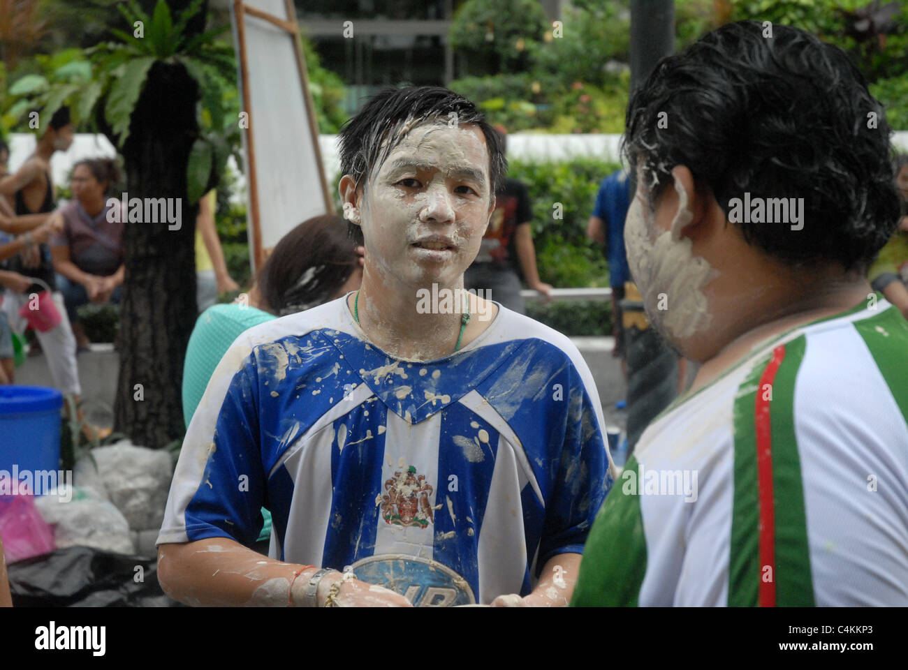 Worlds Biggest Water Fight Songkran Thai New Year Celebration