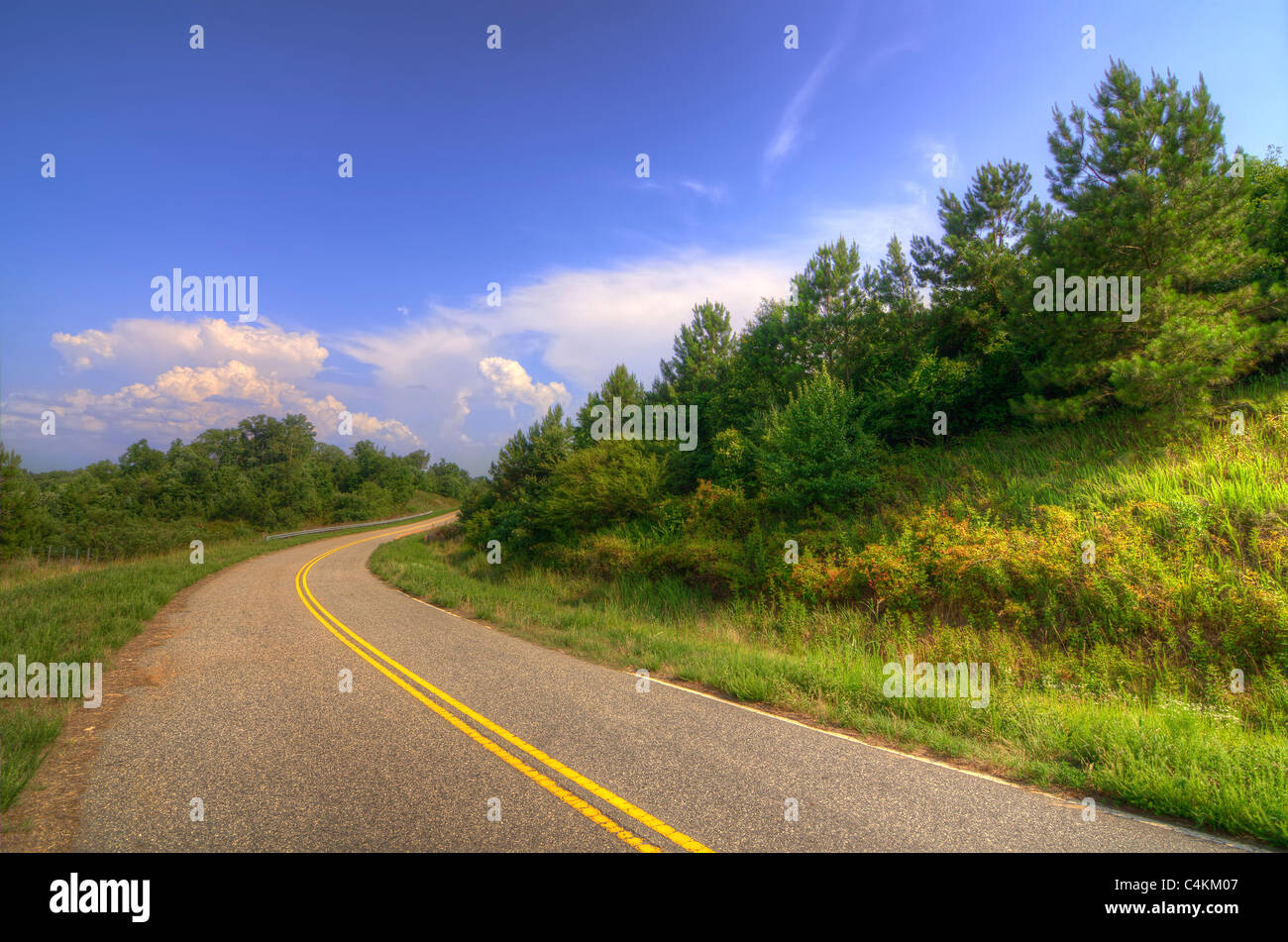 A road in the countryside Stock Photo - Alamy
