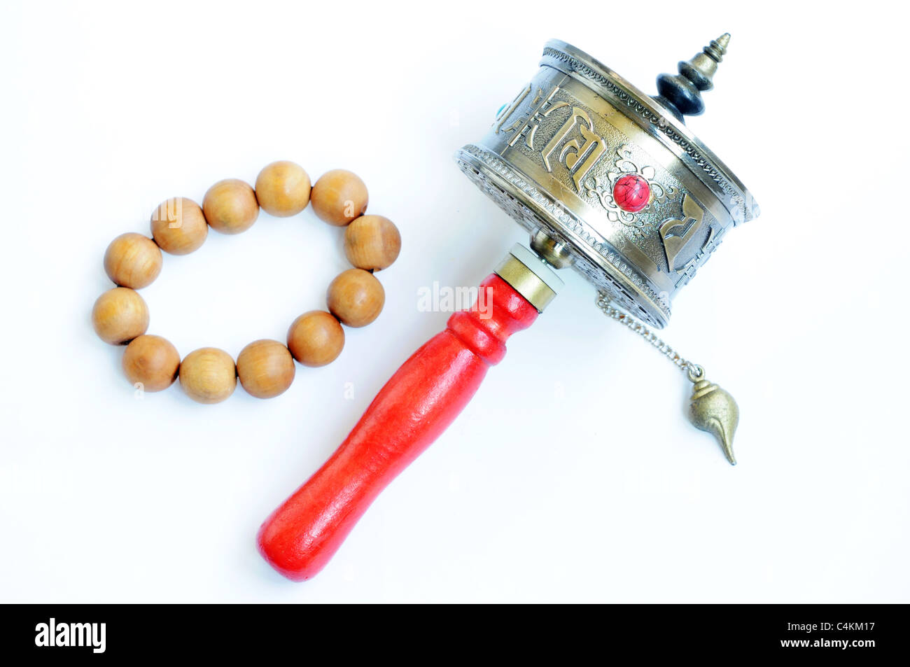 Prayer wheels himalayas Cut Out Stock Images & Pictures - Alamy