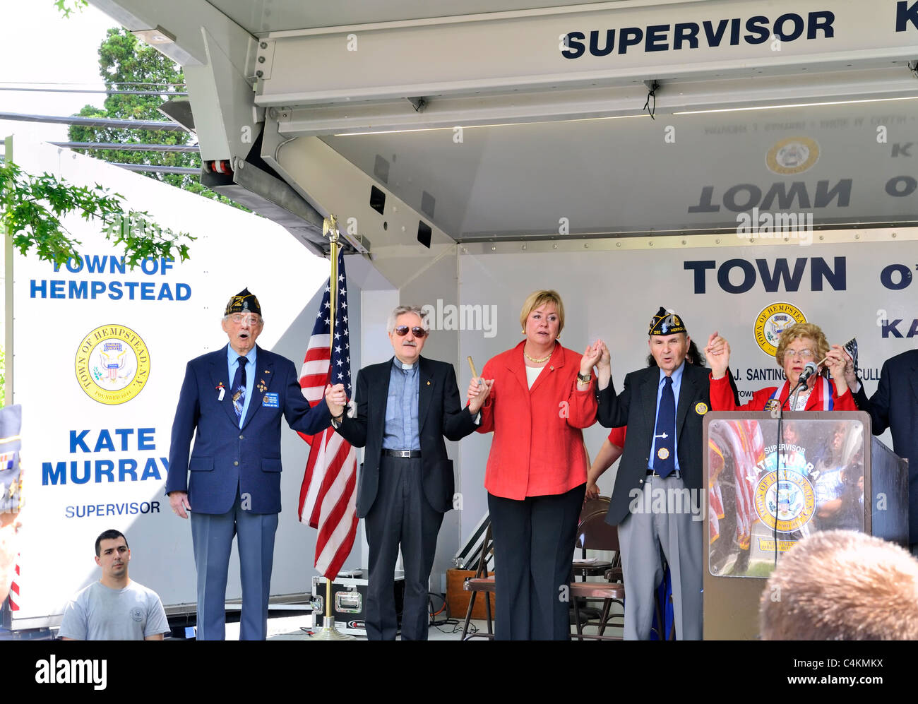Supervisor Kate Murray, Town of Hempstead Supervisor, at end of ...