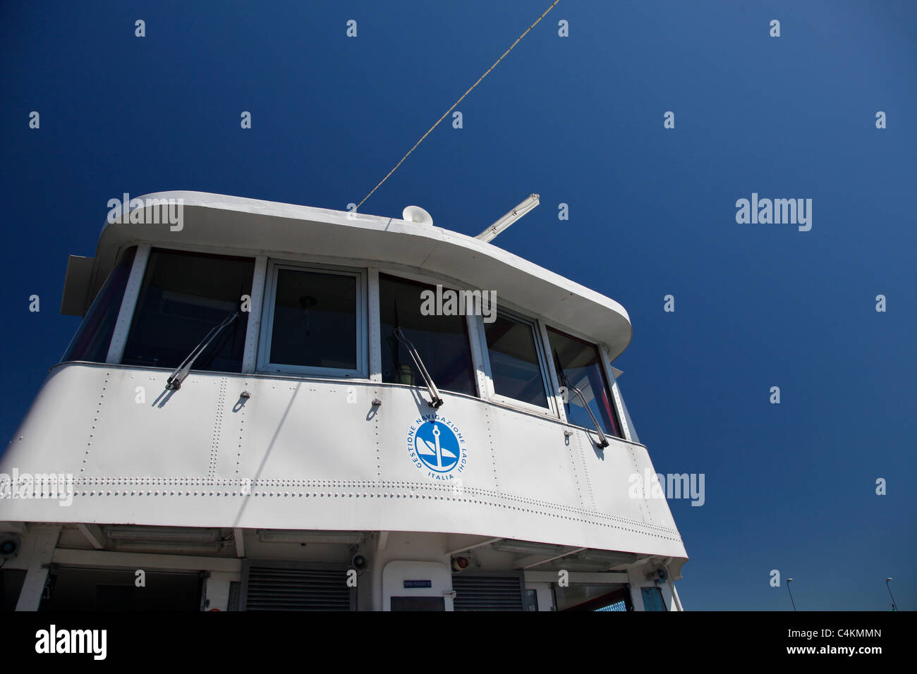 Lake Maggiore navigation ferry cockpit Stock Photo - Alamy