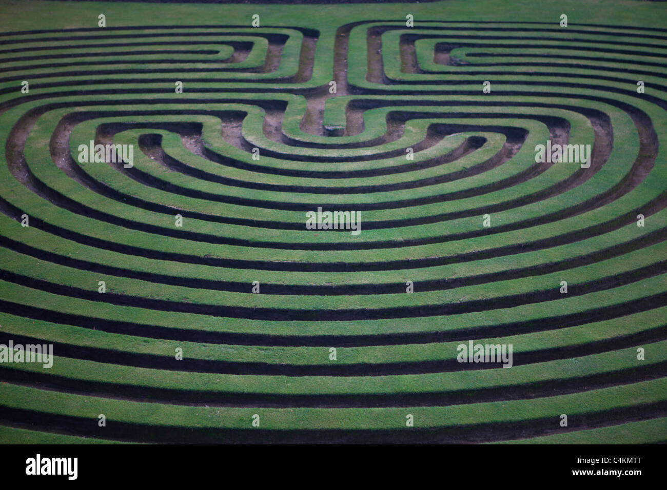 Maze at Cockington Green, Canberra, ACT, Australia Stock Photo - Alamy