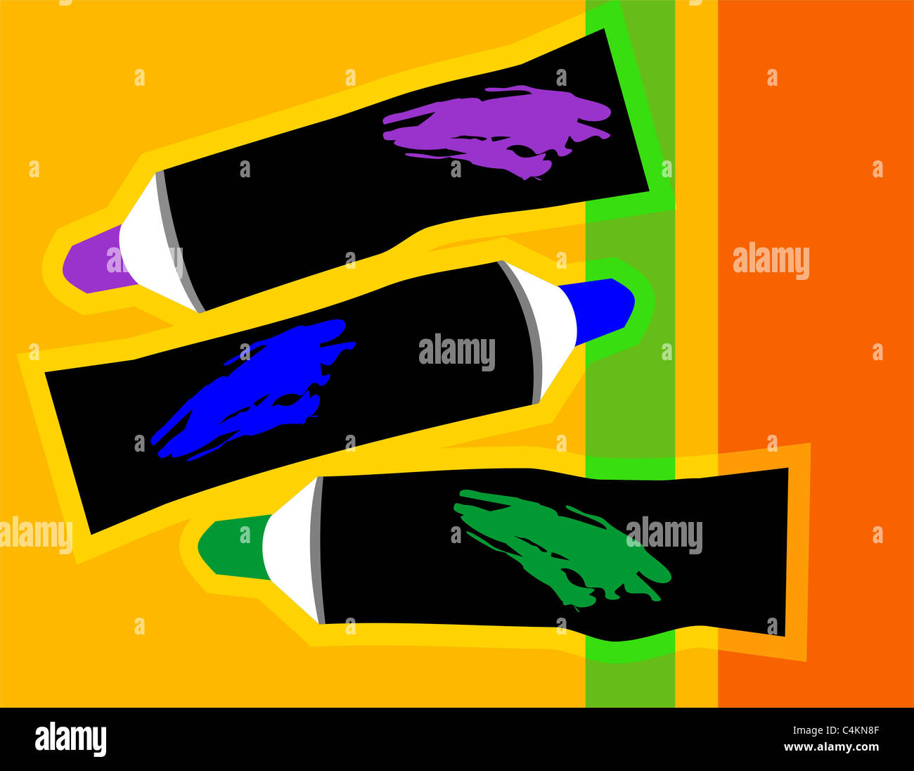 Colour paste hi-res stock photography and images - Alamy