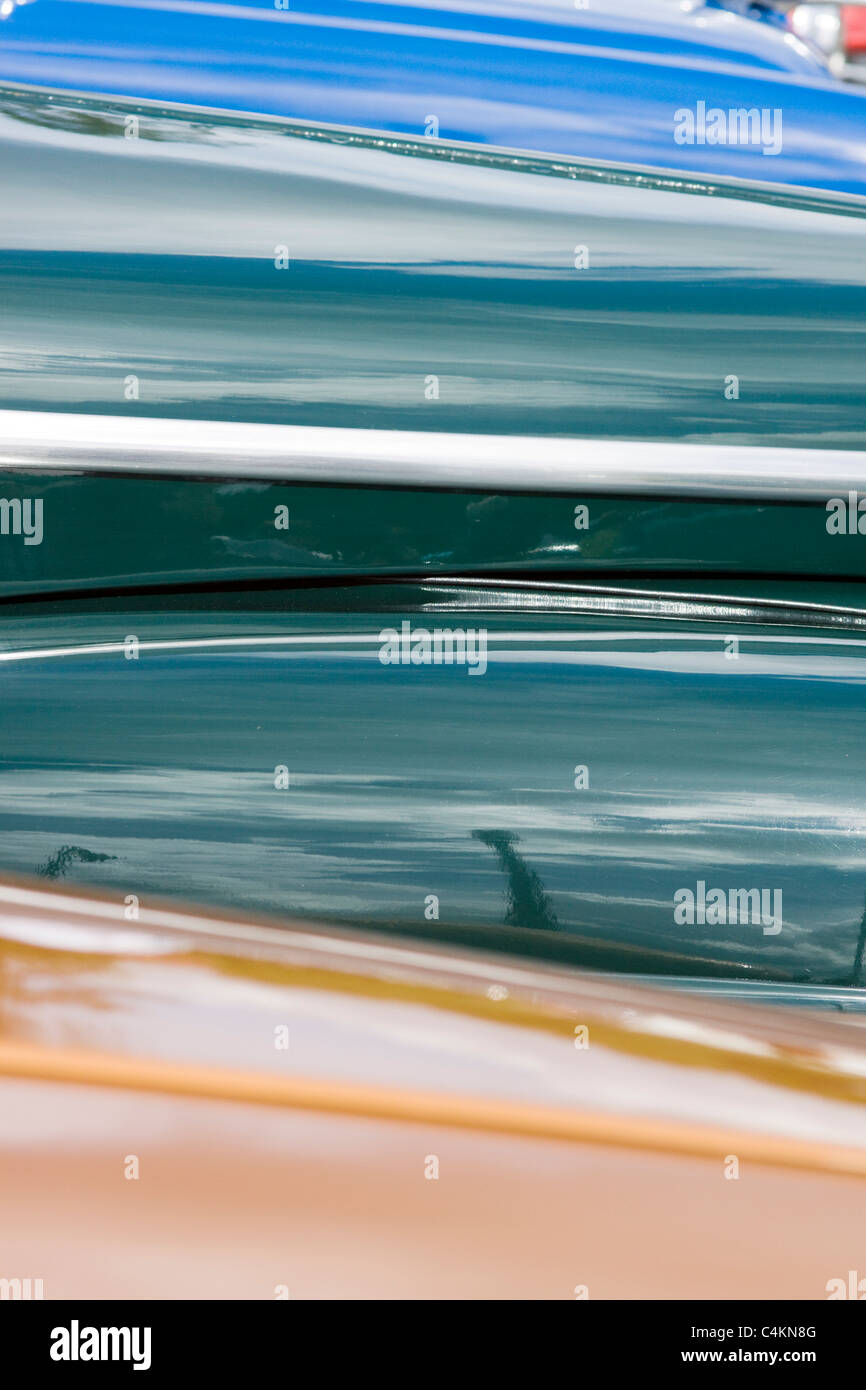 Classic car bonnets hi-res stock photography and images - Alamy