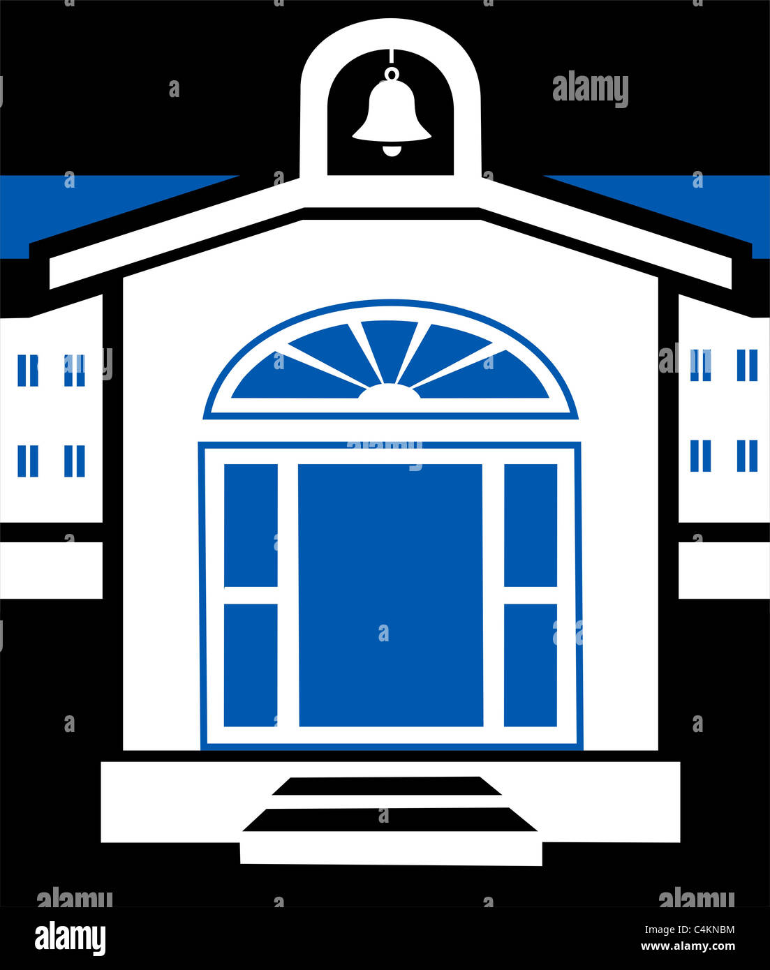 entrance of a school Stock Photo - Alamy