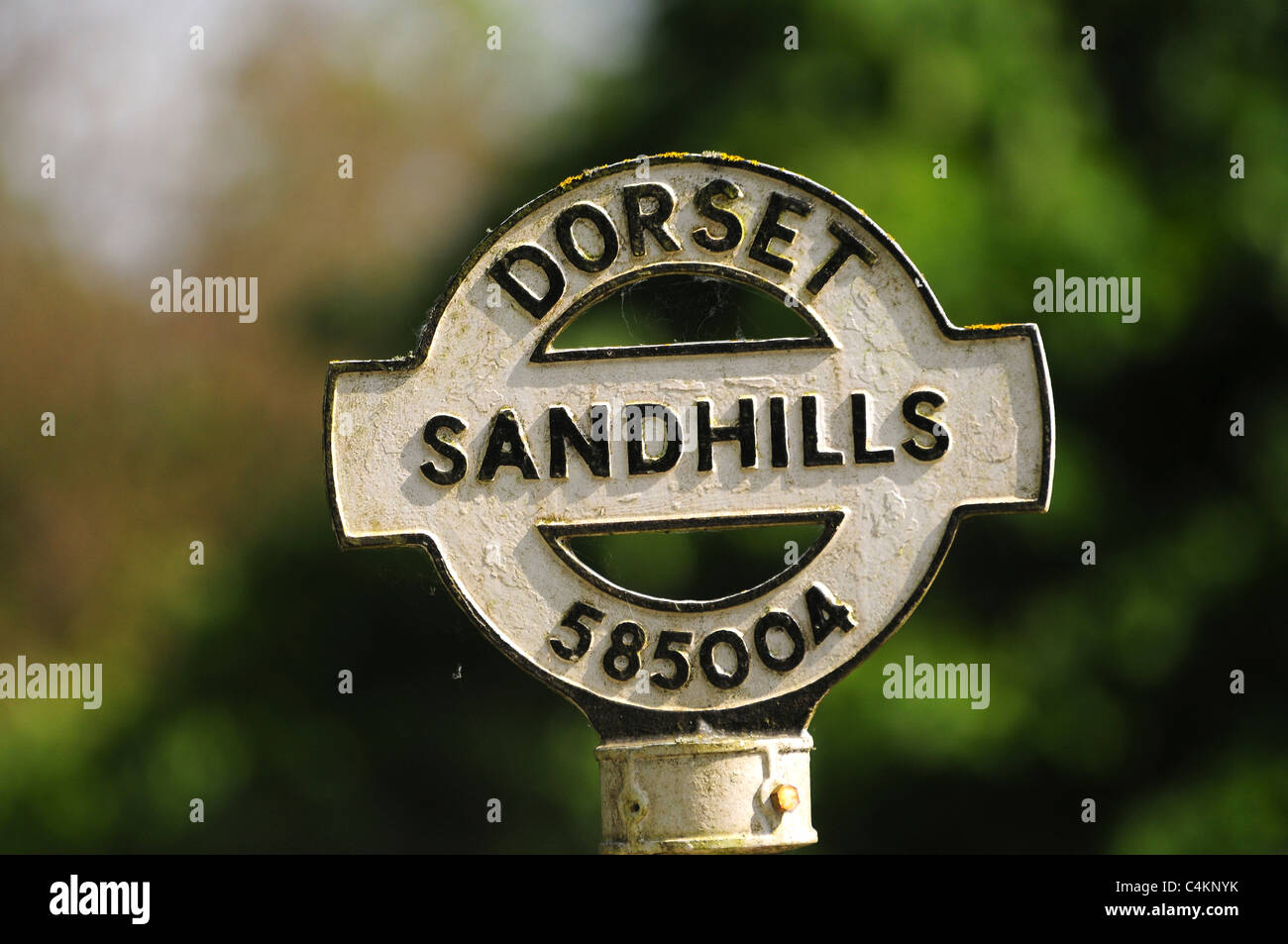 The top of a traditional Dorset finger post UK Stock Photo - Alamy