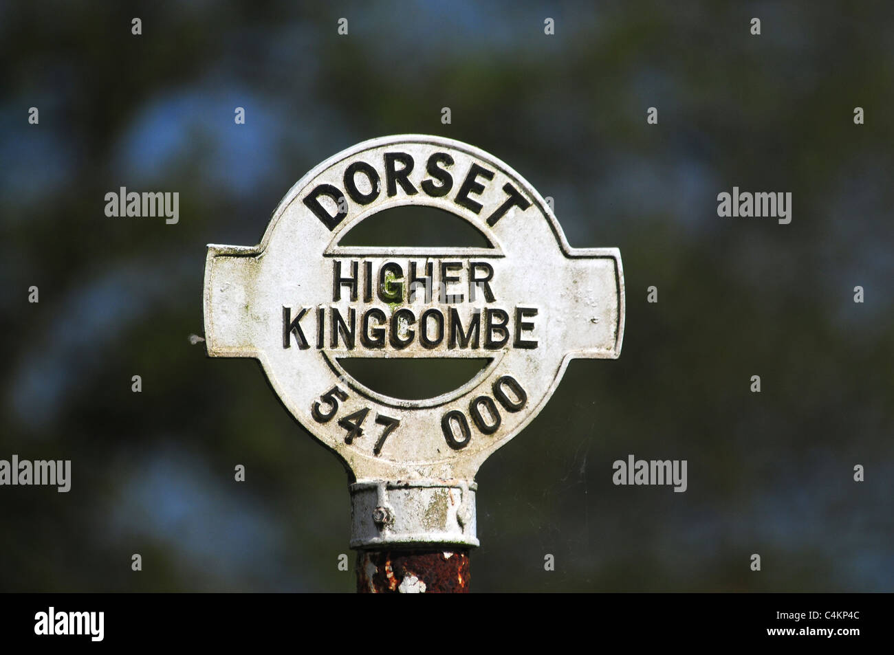 A traditional top to a finger post in Dorset UK Stock Photo - Alamy