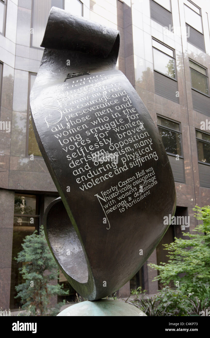 THE SUFFRAGETTE MEMORIAL,dedicated to all the men and women who ...