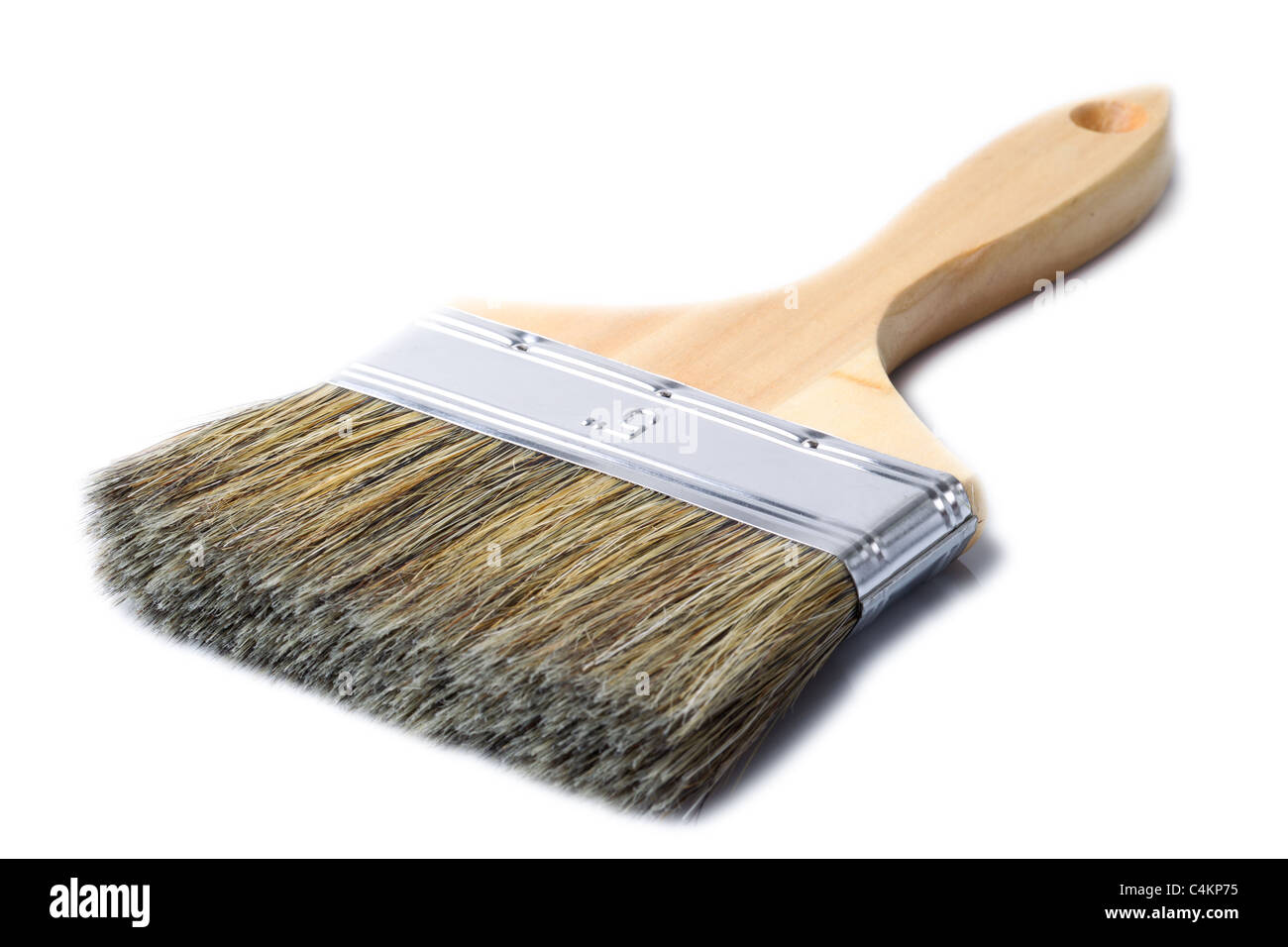 Big Brush Isolated On White Background Studio Shot Stock Photo - Alamy