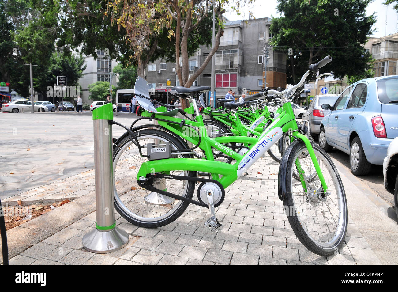 Israel, Tel Aviv, Municipal bicycle rental service now available to all ...